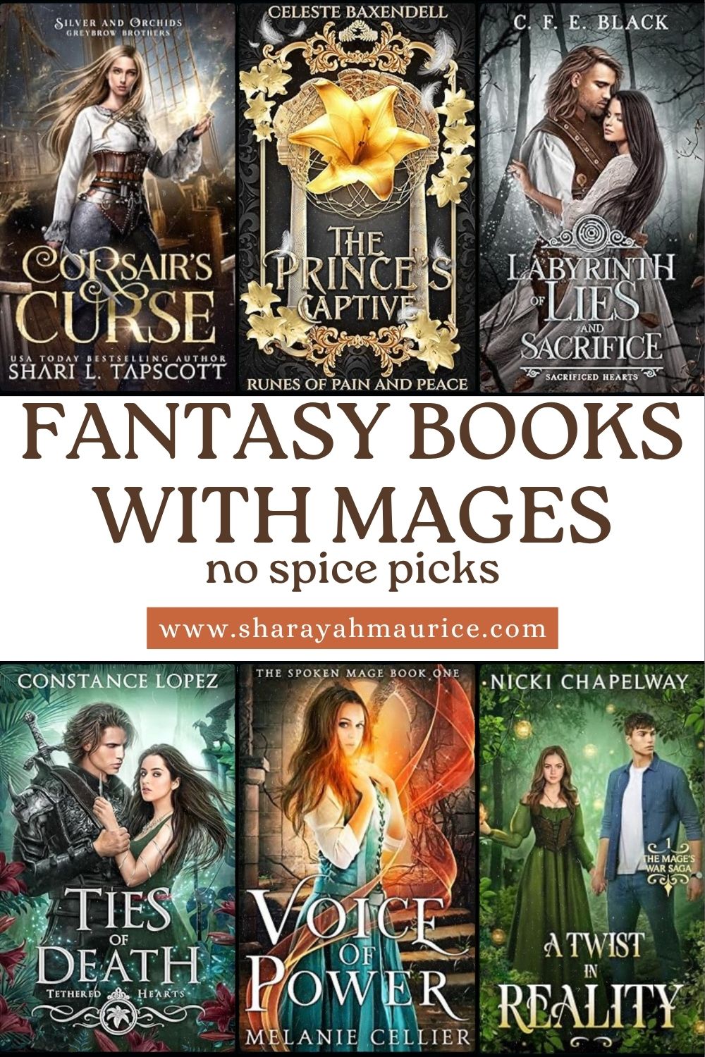 Fantasy Books With Mages - The Sharayah Maurice